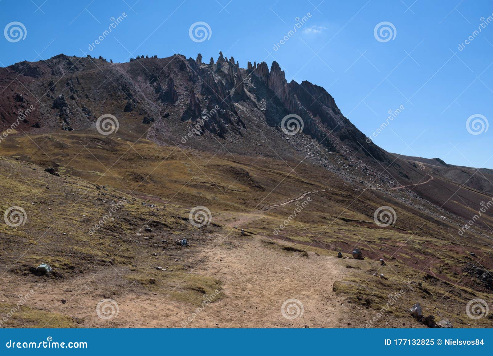 The Sharp Rocks of the Stone Forest on Palccoyo Mountain Near the ...