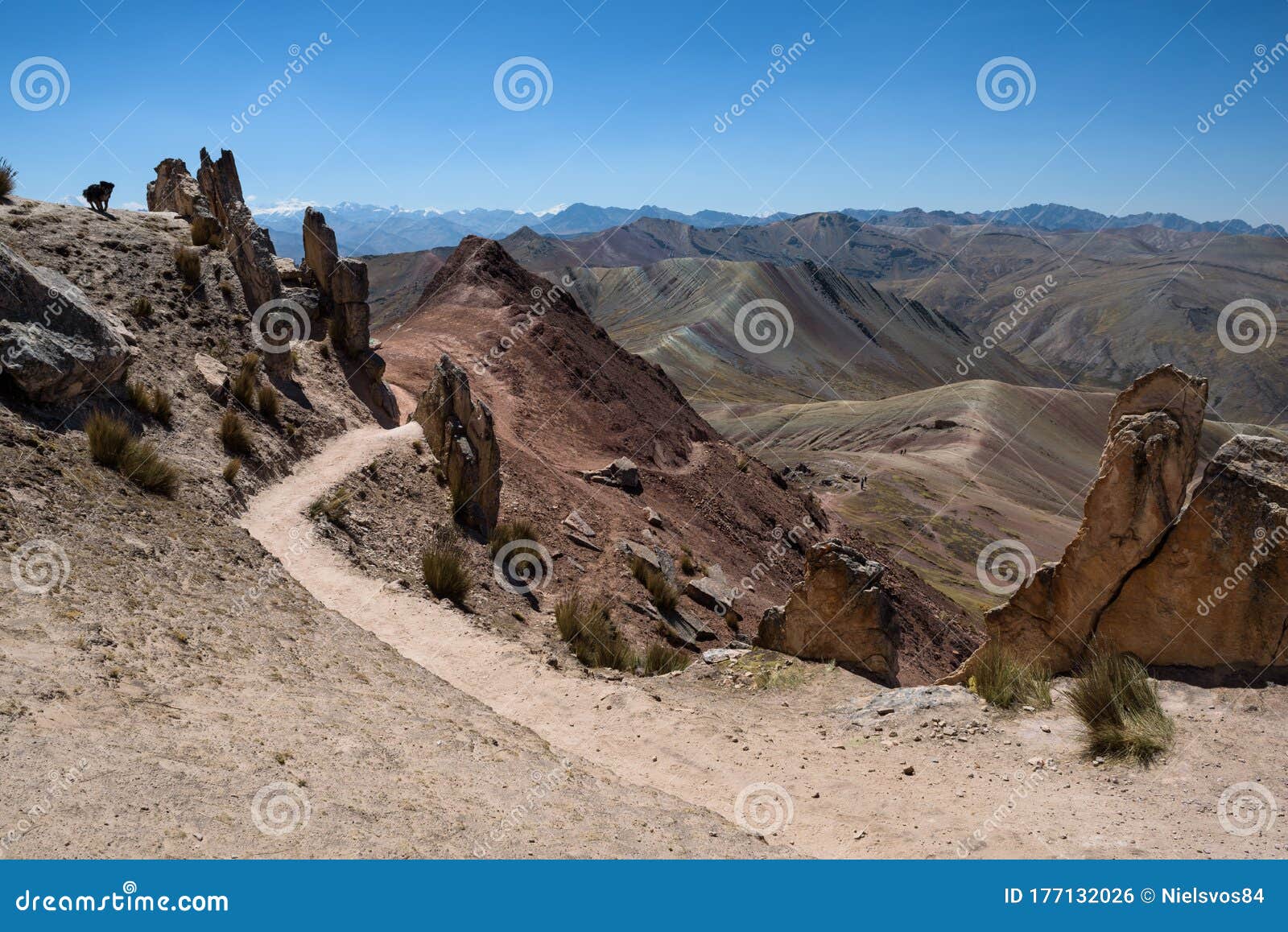 The Sharp Rocks of the Stone Forest on Palccoyo Mountain Near the ...