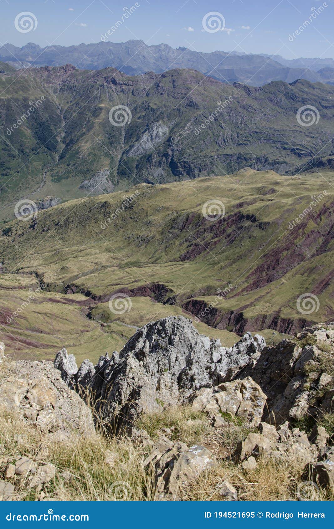 Sharp Rocks at the Top of the Mountain Stock Image - Image of national ...