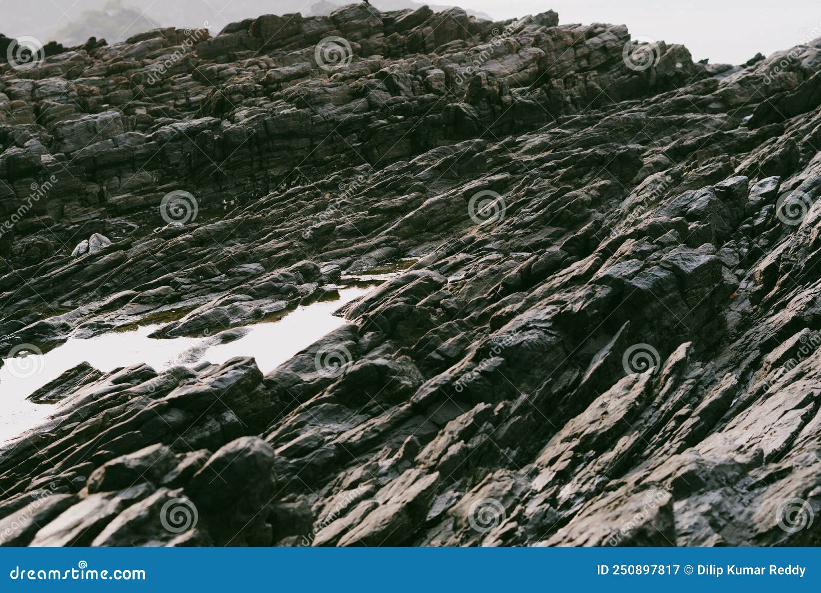 Sharp Rocks and Water Pounds Stock Image - Image of stream, flowing ...