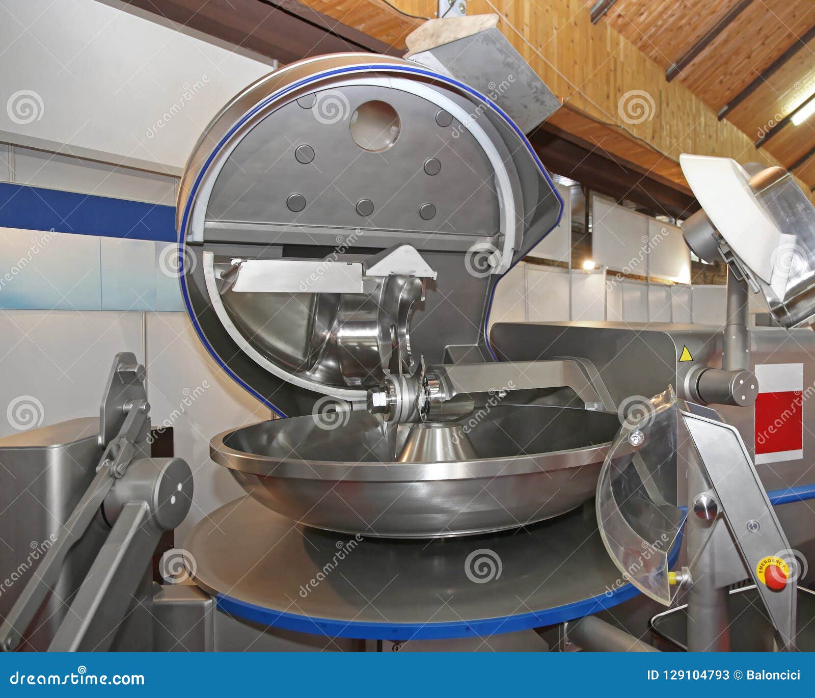 Meat Processing Machinery stock image. Image of processing - 129104793