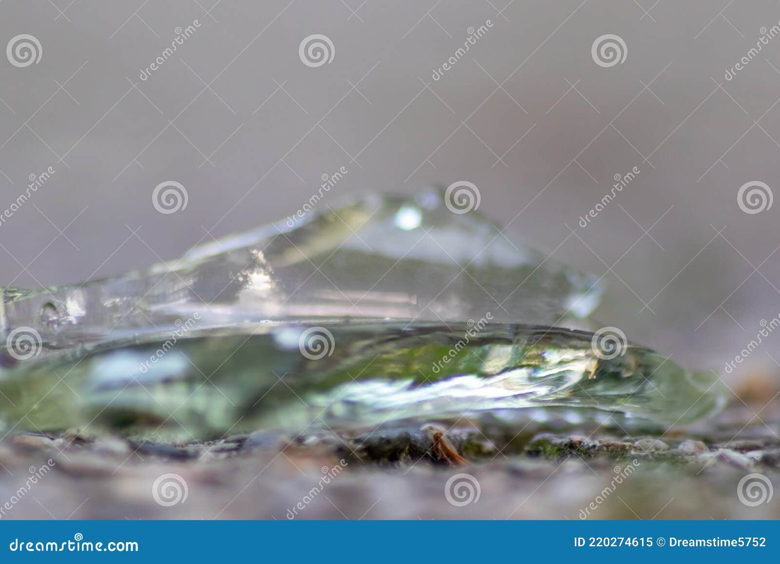 Sharp Shards of a Broken Glass Bottle on the Ground with Sharp Blades ...