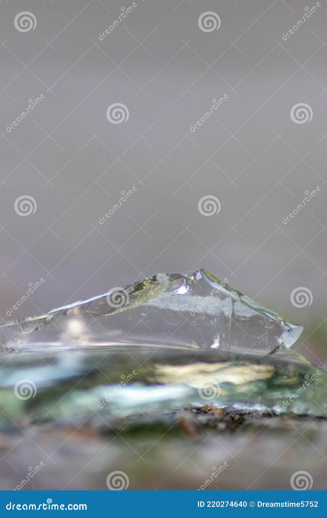 Sharp Shards of a Broken Glass Bottle on the Ground with Sharp Blades ...