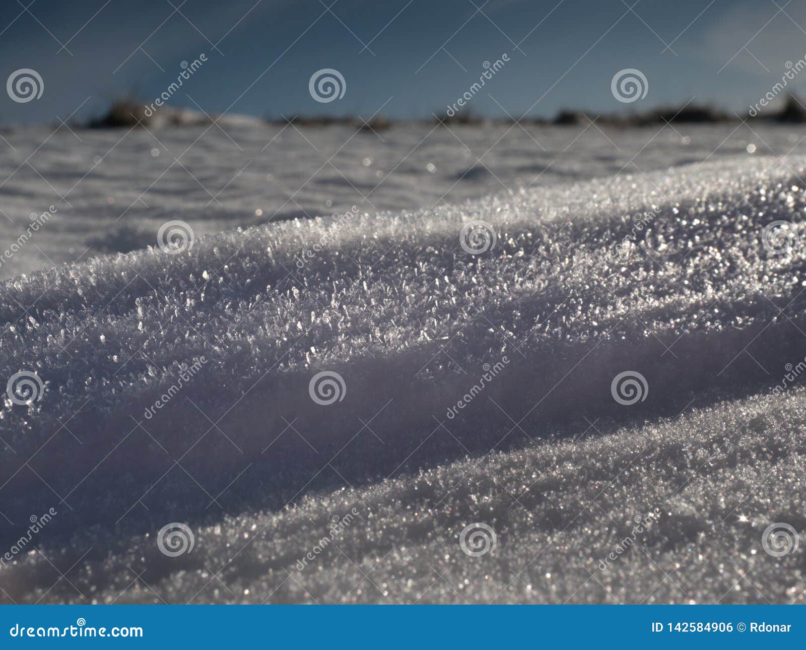 Sharp Snow Texture. Winter Landscape Stock Photo - Image of light ...