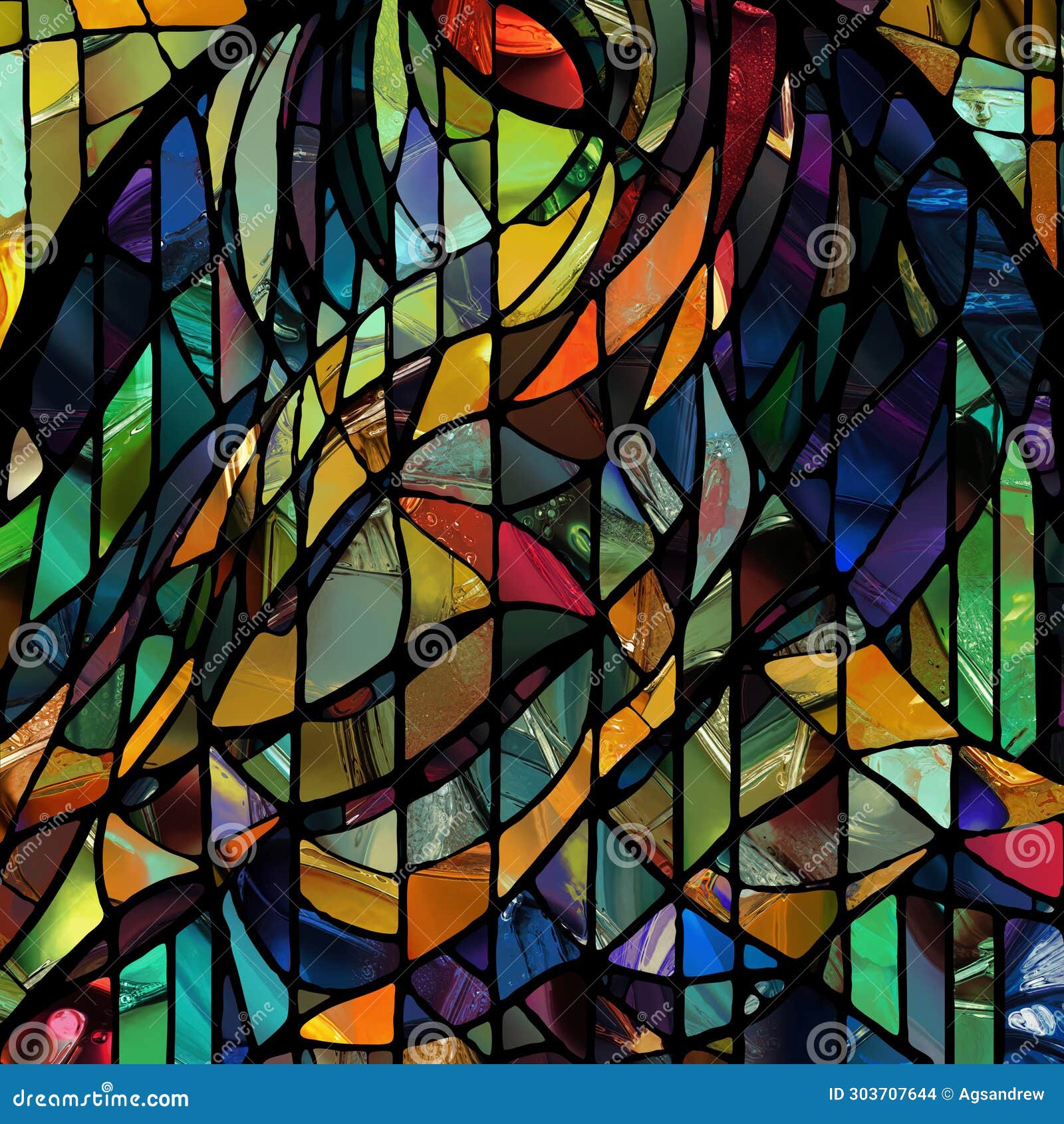 Material of Art Glass stock illustration. Illustration of decorative ...