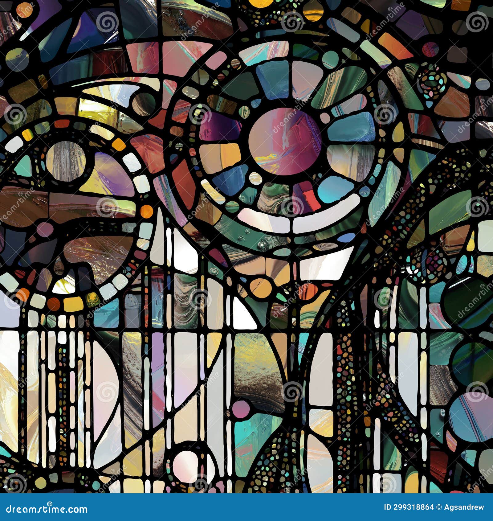 Dance of Colorful Glass stock illustration. Illustration of fragmented ...