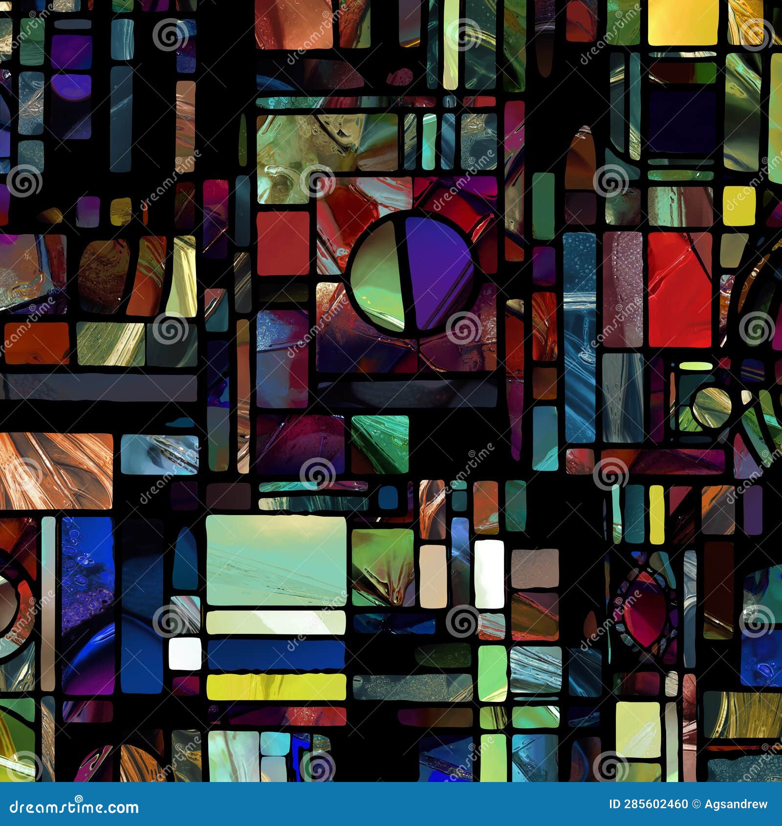 Stream of Color Glass stock photo. Image of representation - 285602460