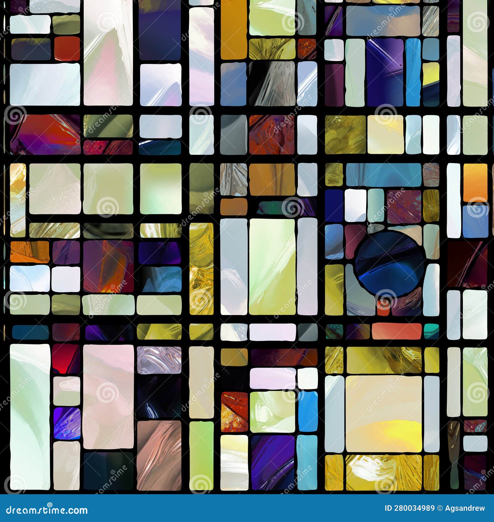 Digital Colorful Glass stock illustration. Illustration of backdrop - 280034989