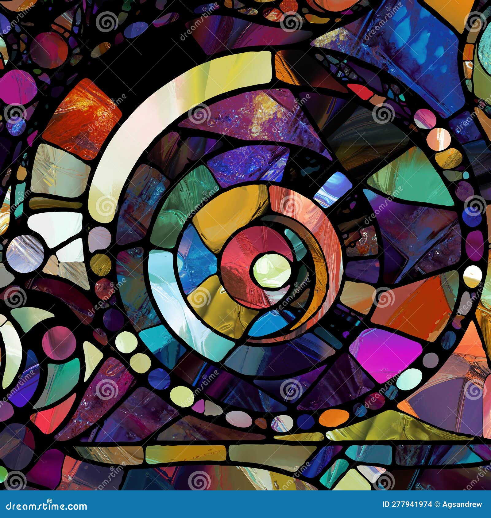 Digital Colorful Glass stock photo. Image of glass, fragment - 277941974