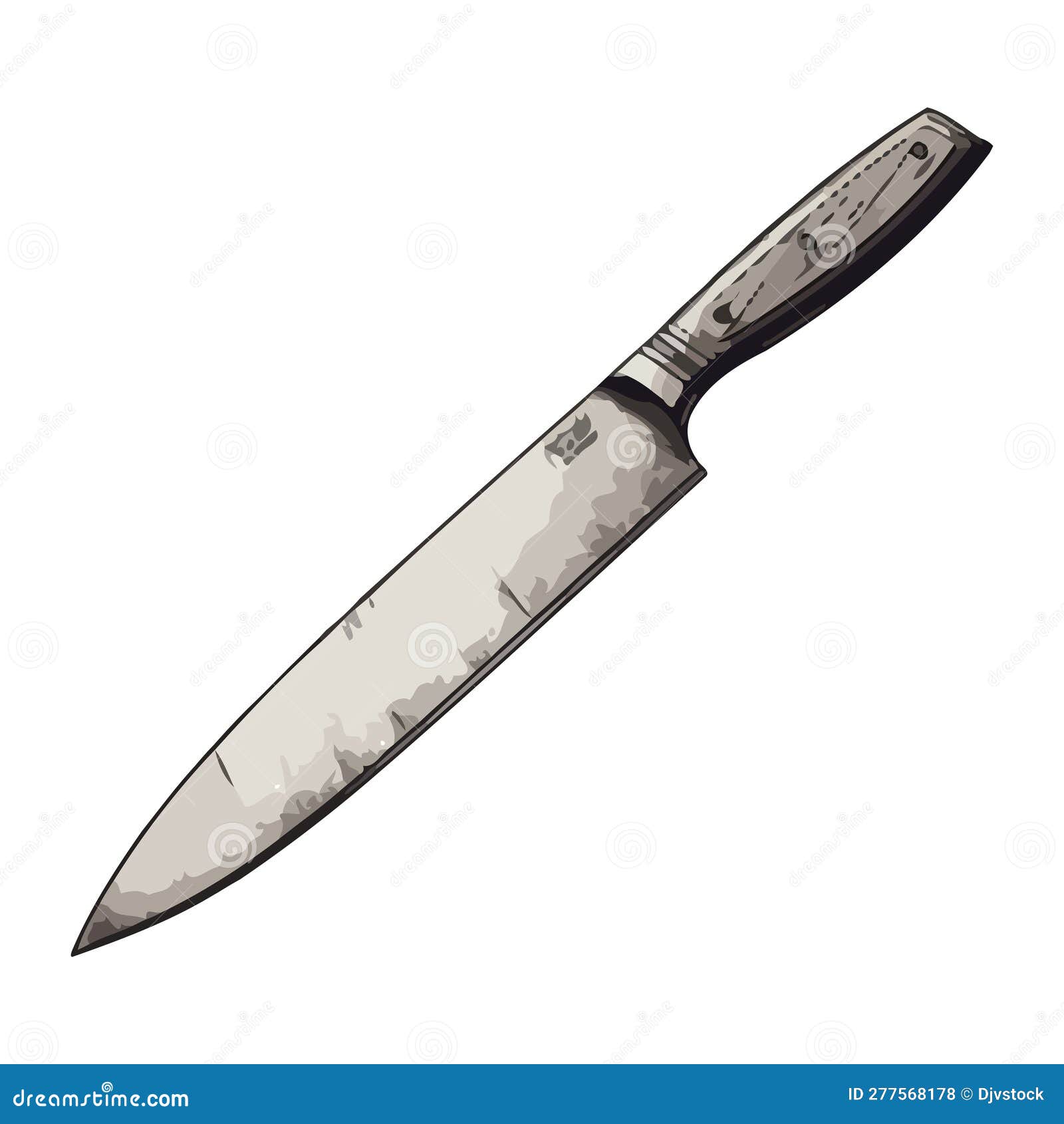 Sharp Steel Blade, Dangerous Weapon Stock Vector - Illustration of ...