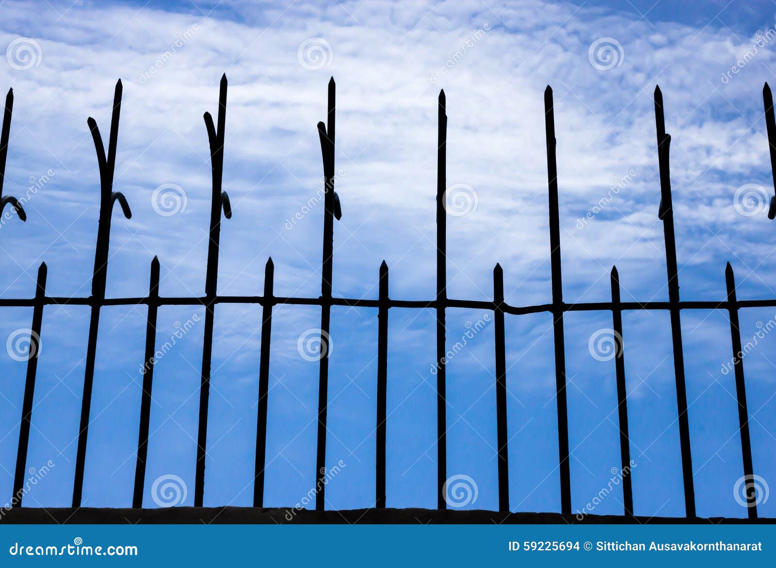 Sharp steel pole stock photo. Image of cloud, outdoors - 59225694