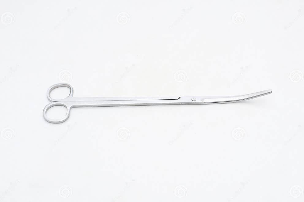 Sharp Surgical Scissors with Modern Design Stock Photo - Image of steel ...