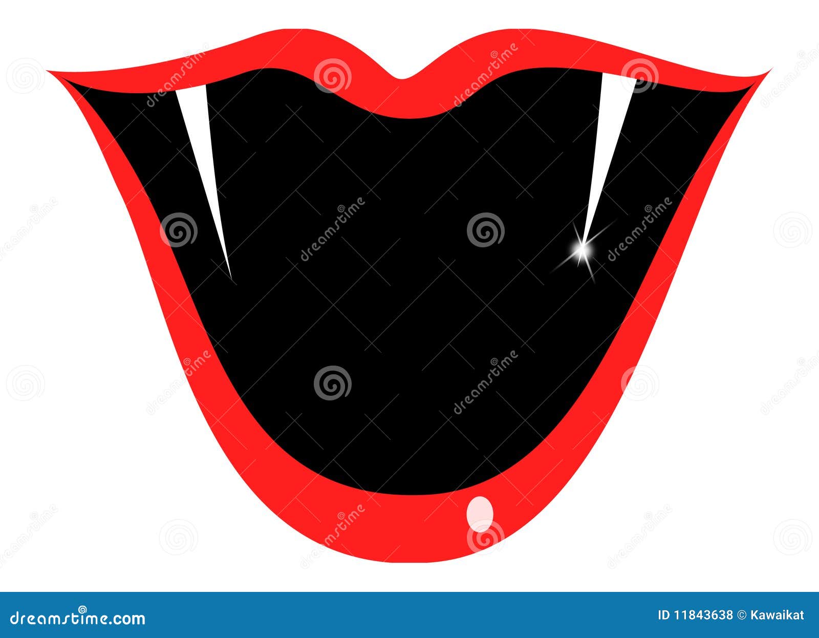 Sharp teeth stock illustration. Illustration of illustrations - 11843638