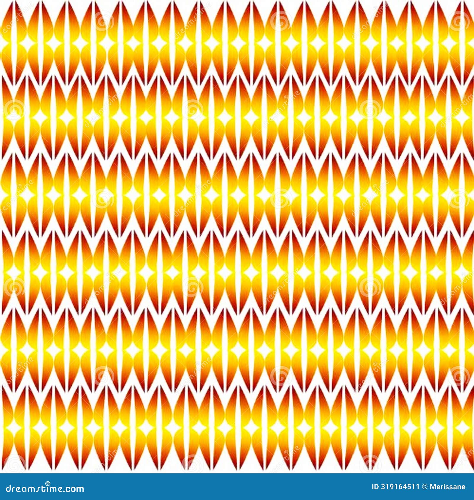 Sharp Teeth, Pattern Striped, Lines Yellow Background, White and Yellow ...