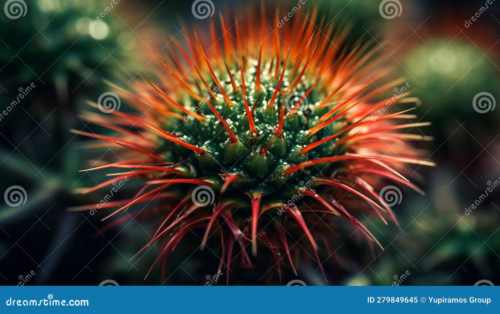 Dog Head In Spiked Collar Front View Vector Colored Illustration On ...