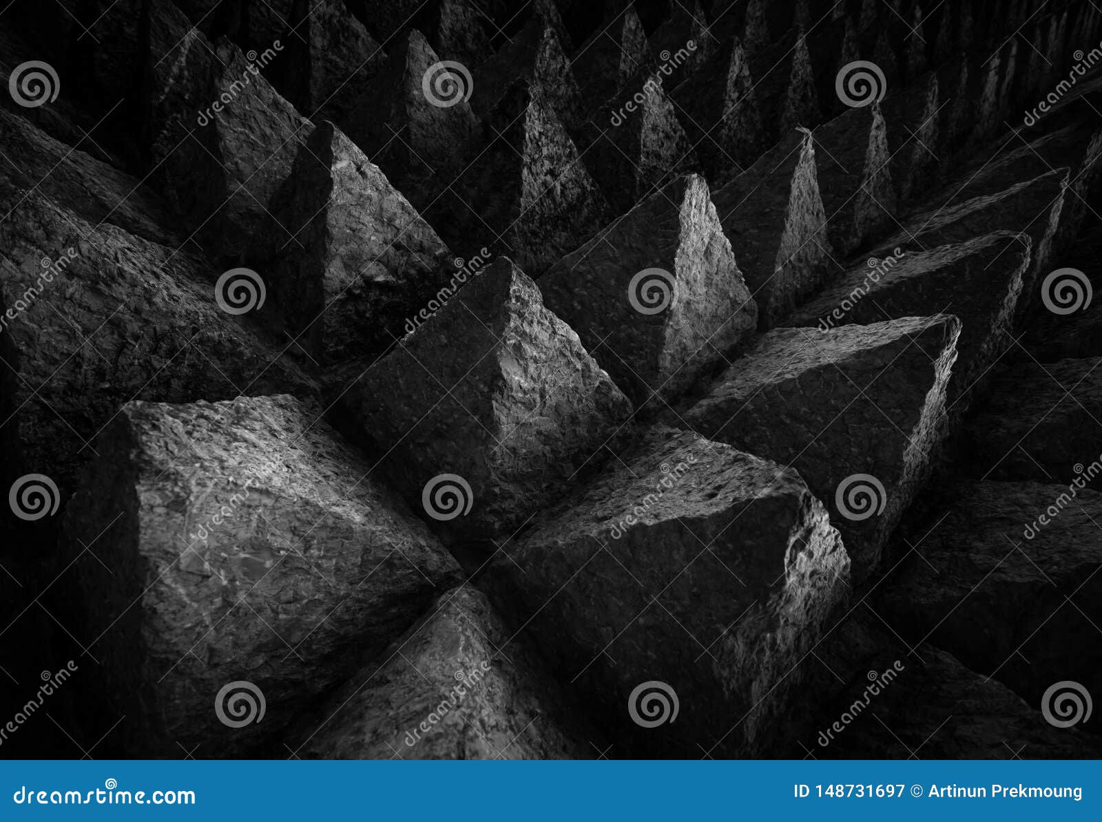 Sharp Tip Concrete Architecture Texture Background. Art Picture of ...