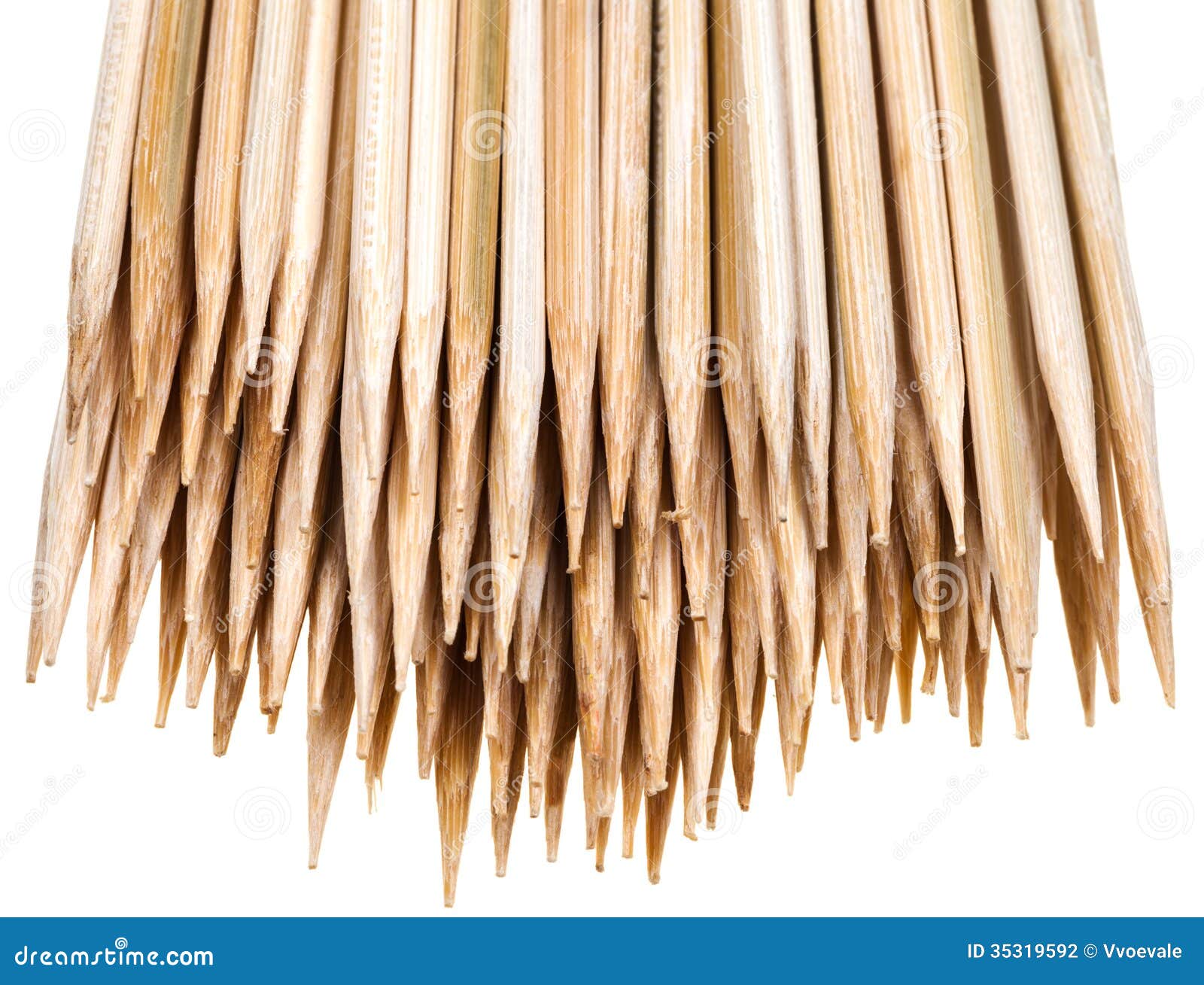 Sharp Tops of Wooden Skewers Stock Photo - Image of appliances ...