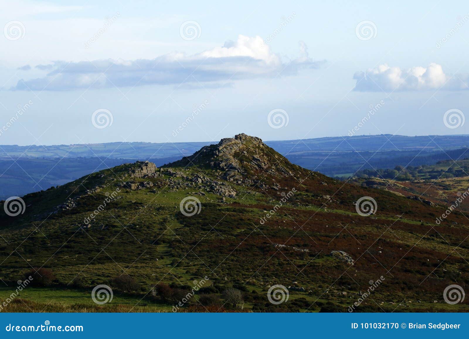 Sharp Tor stock photo. Image of countryside, dartmoor - 101032170