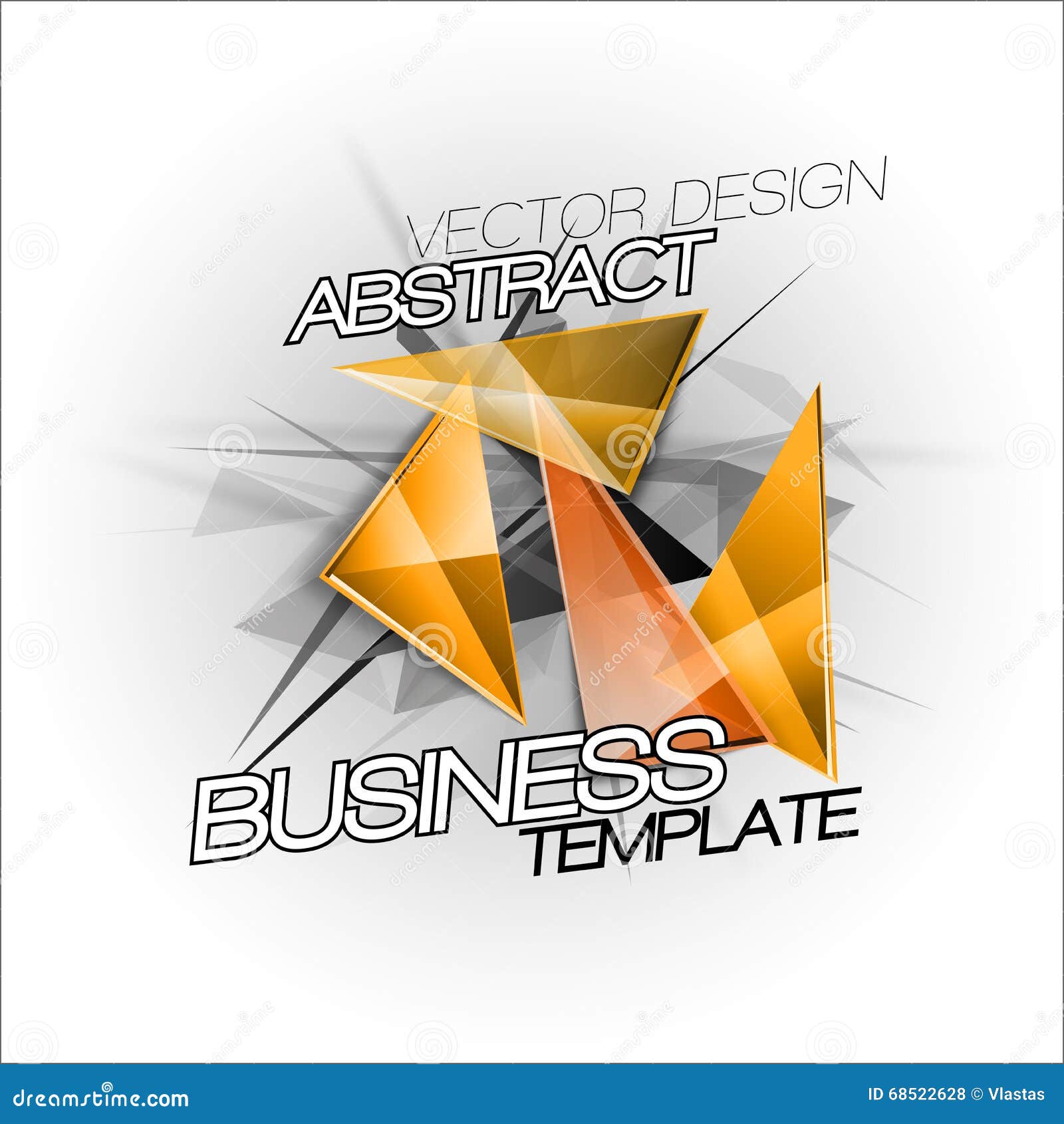 Sharp Triangles on the Abstract Background. Vector Busines Temp Stock ...