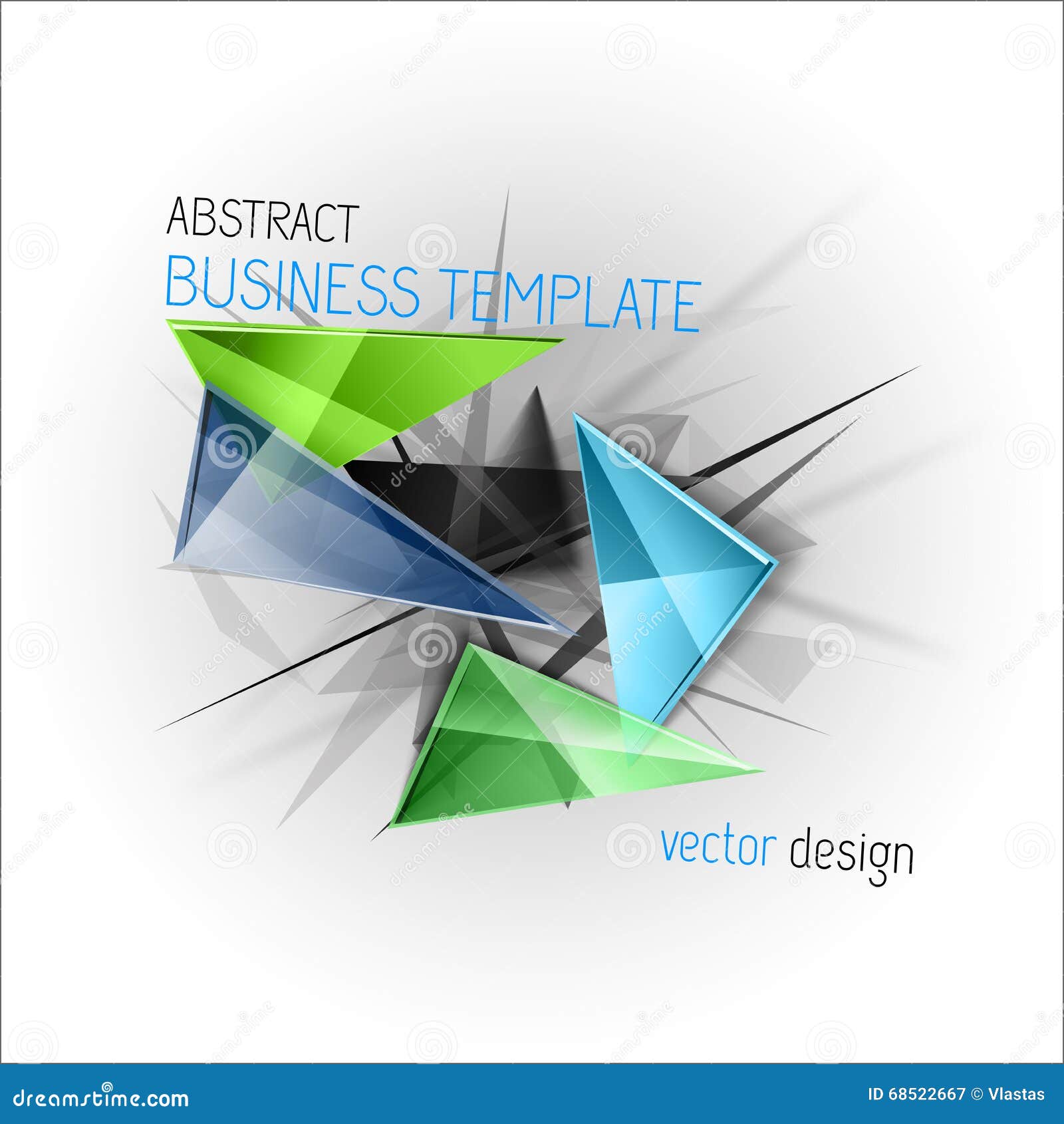 Sharp Triangles on the Abstract Background. Vector Busines Temp Stock ...