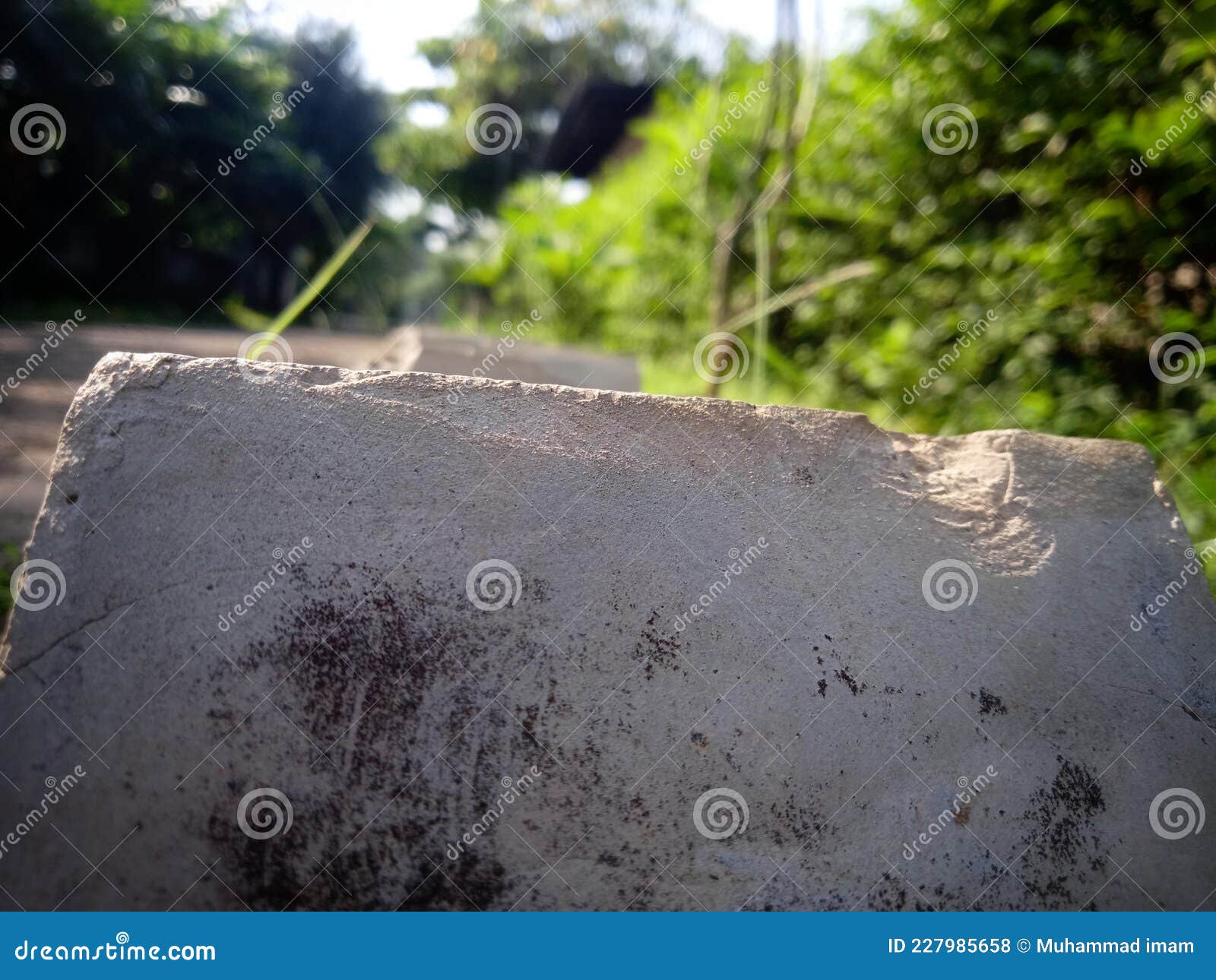 Sharp triangular stone stock photo. Image of stone, rock - 227985658