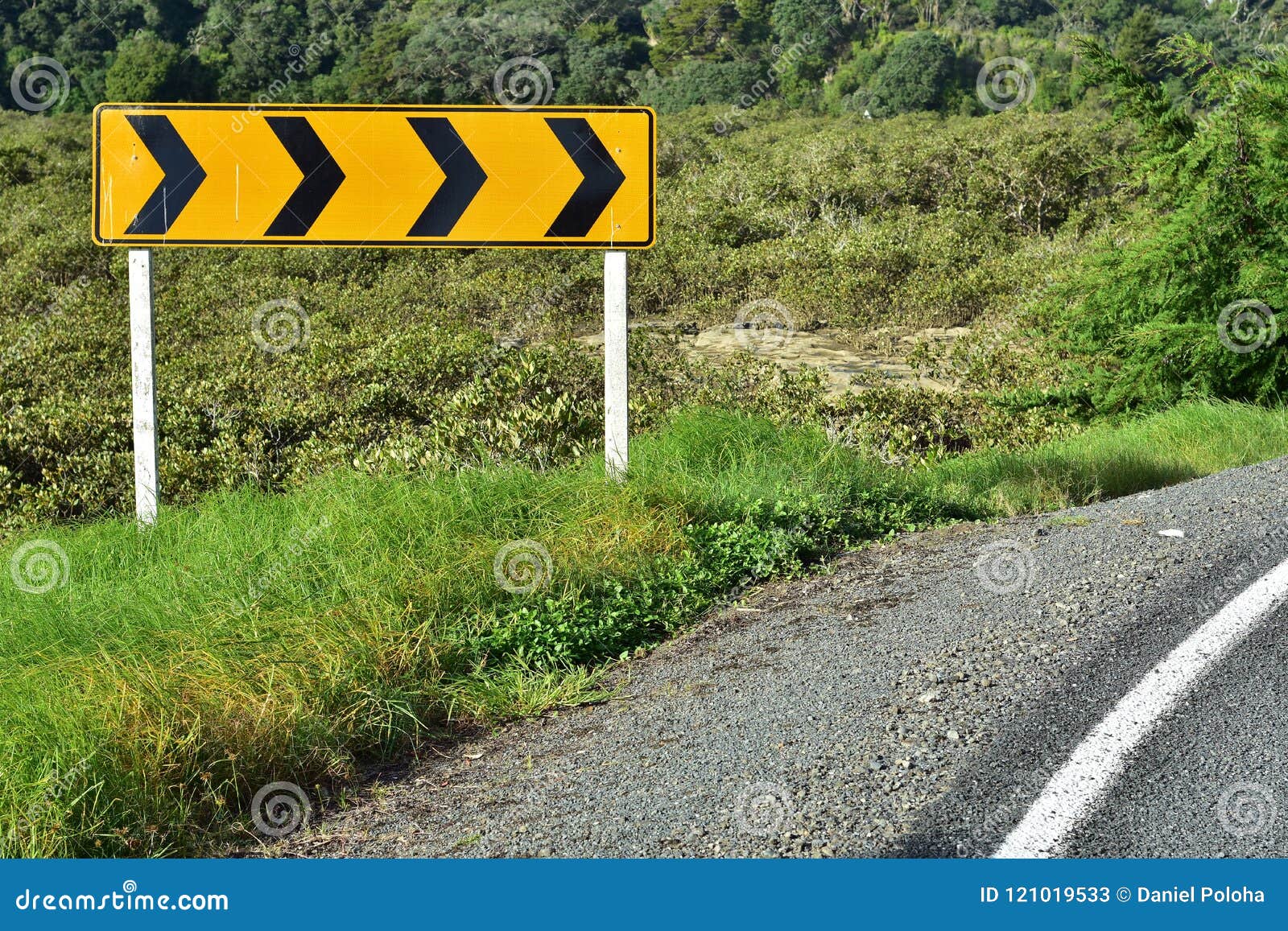 Sharp turn road sign stock image. Image of dangerous - 121019533