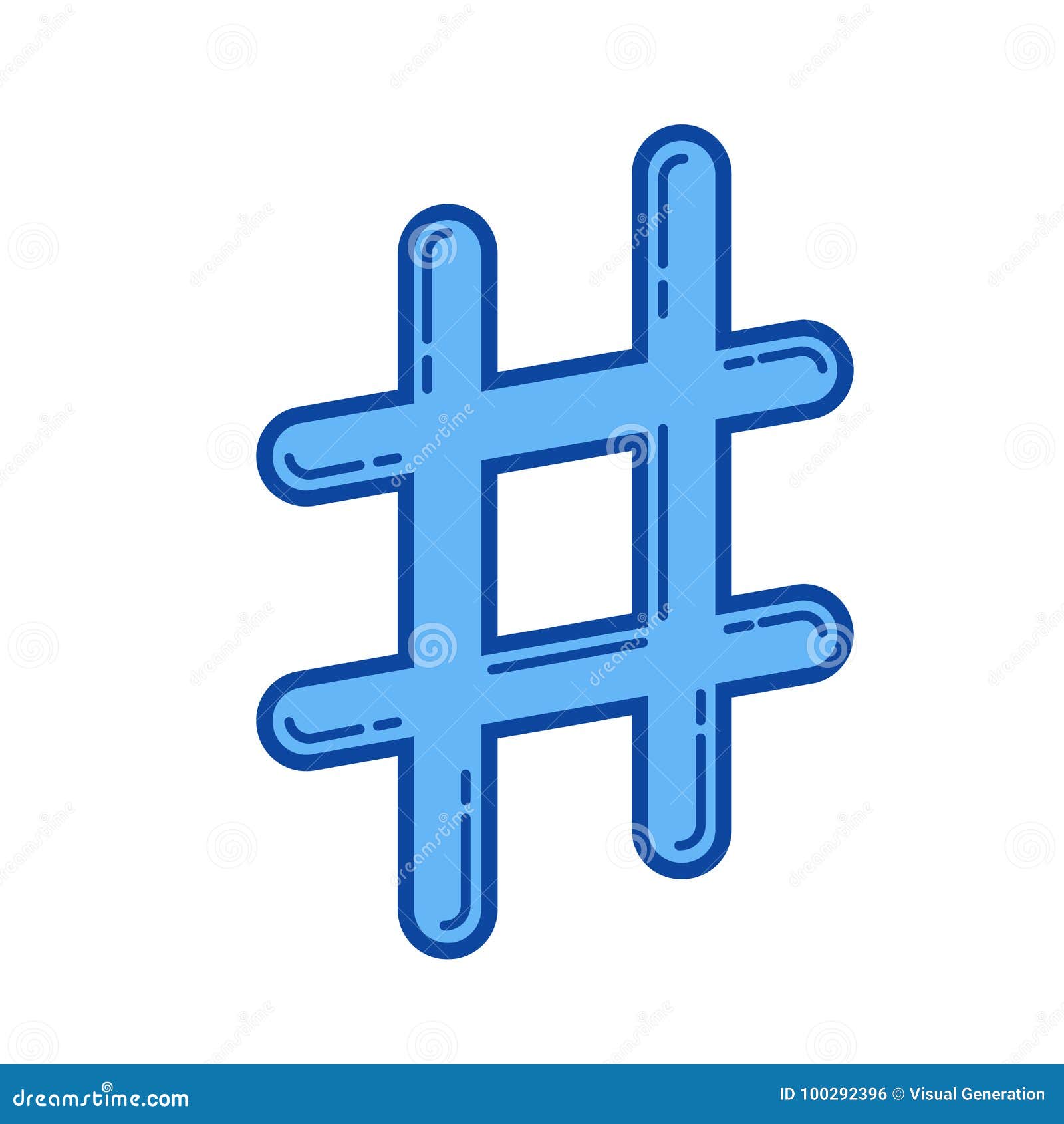 Sharp line icon. stock vector. Illustration of graphic - 100292396