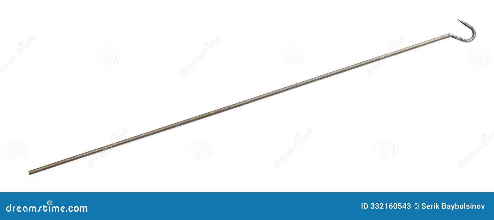 Sharp Weapon Hook Isolated on White Stock Image - Image of background ...