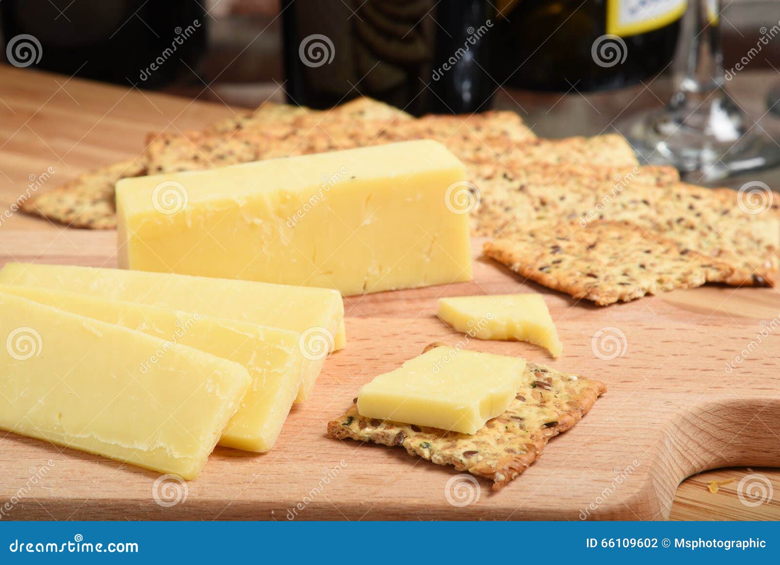 Sharp white cheddar cheese stock photo. Image of crackers - 66109602