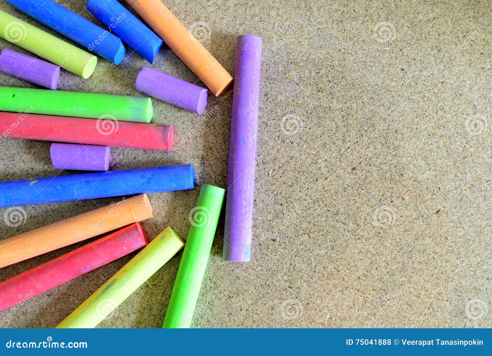 Sharped Colored Crayons Chalk for Background Stock Photo - Image of ...