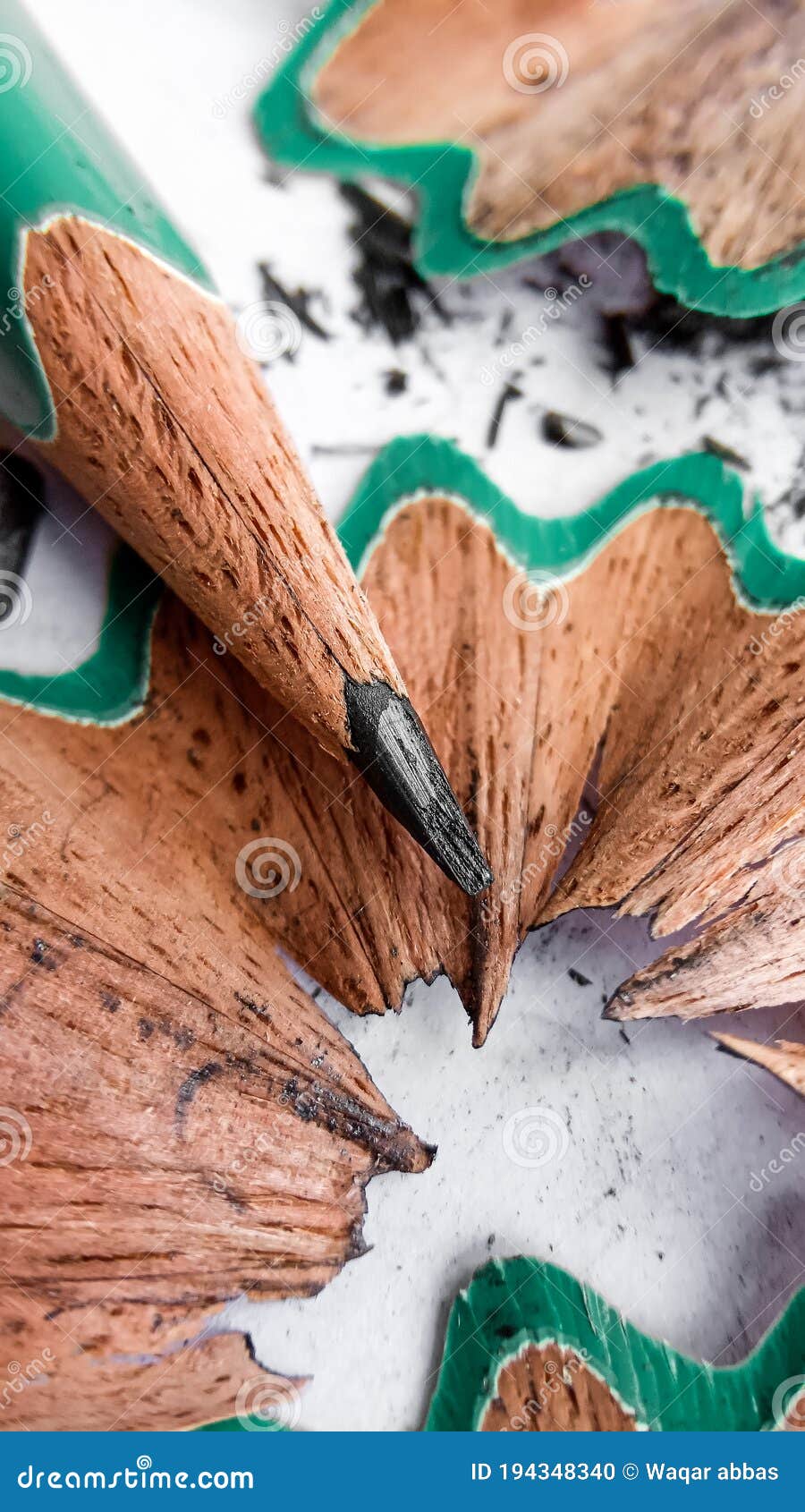 A sharped pencil! stock photo. Image of carving, blue - 194348340