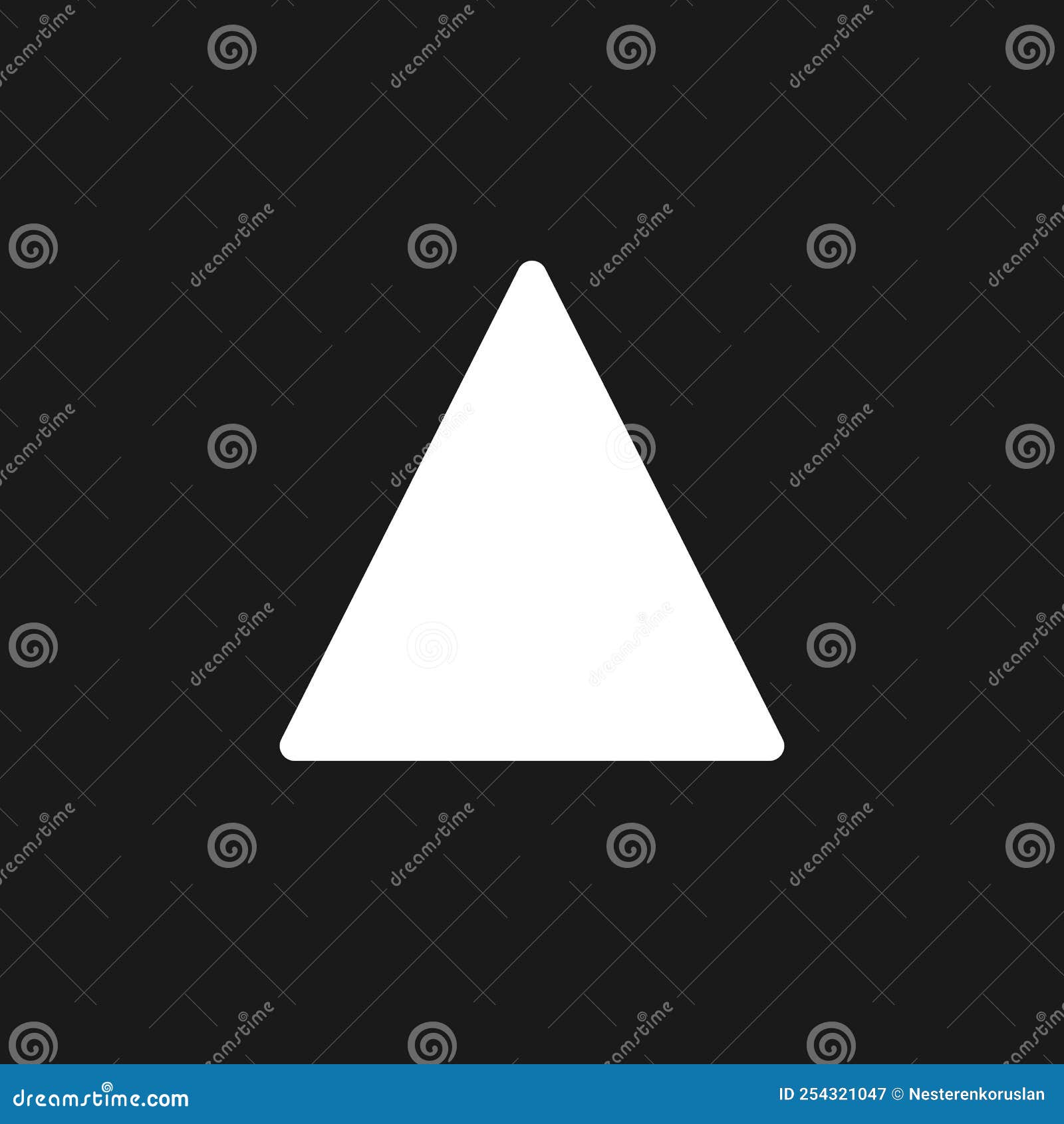 Sharpen Tool Dark Mode Glyph Ui Icon Stock Vector - Illustration of ...