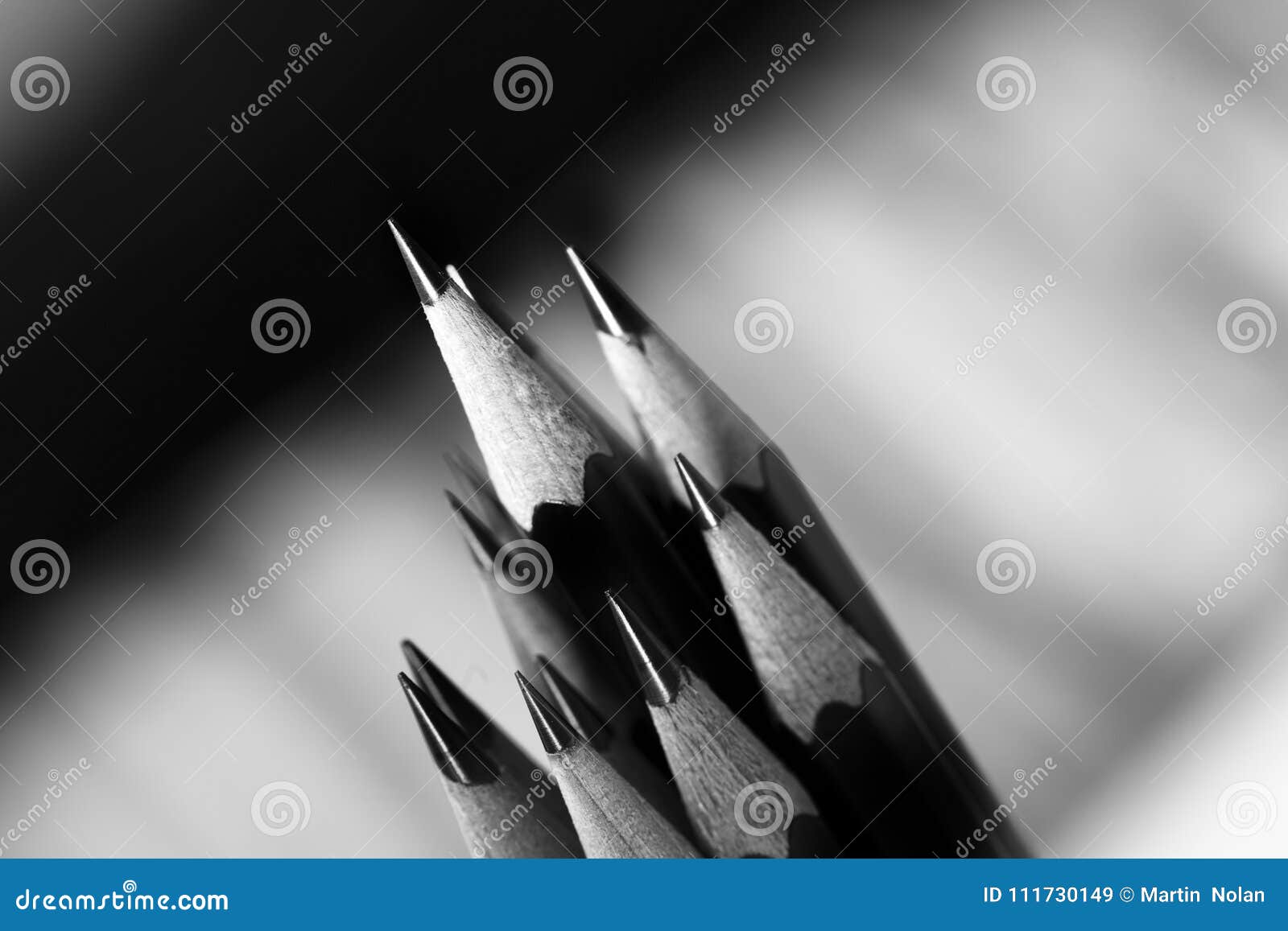 Sharpened Artists Pencils at Angle Stock Image - Image of sign ...