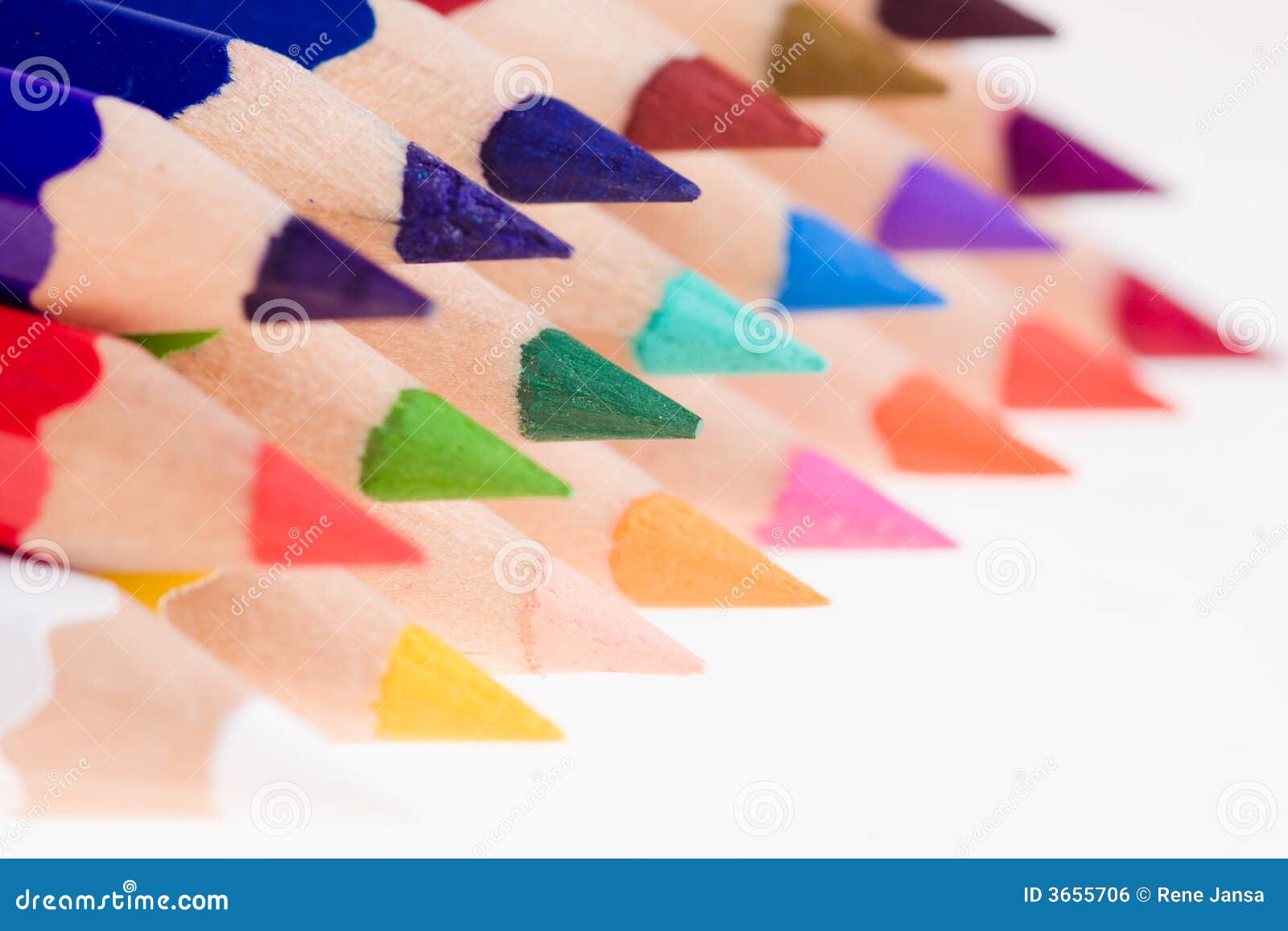 Sharpened Colored Pencils Stock Photography | CartoonDealer.com #3655706
