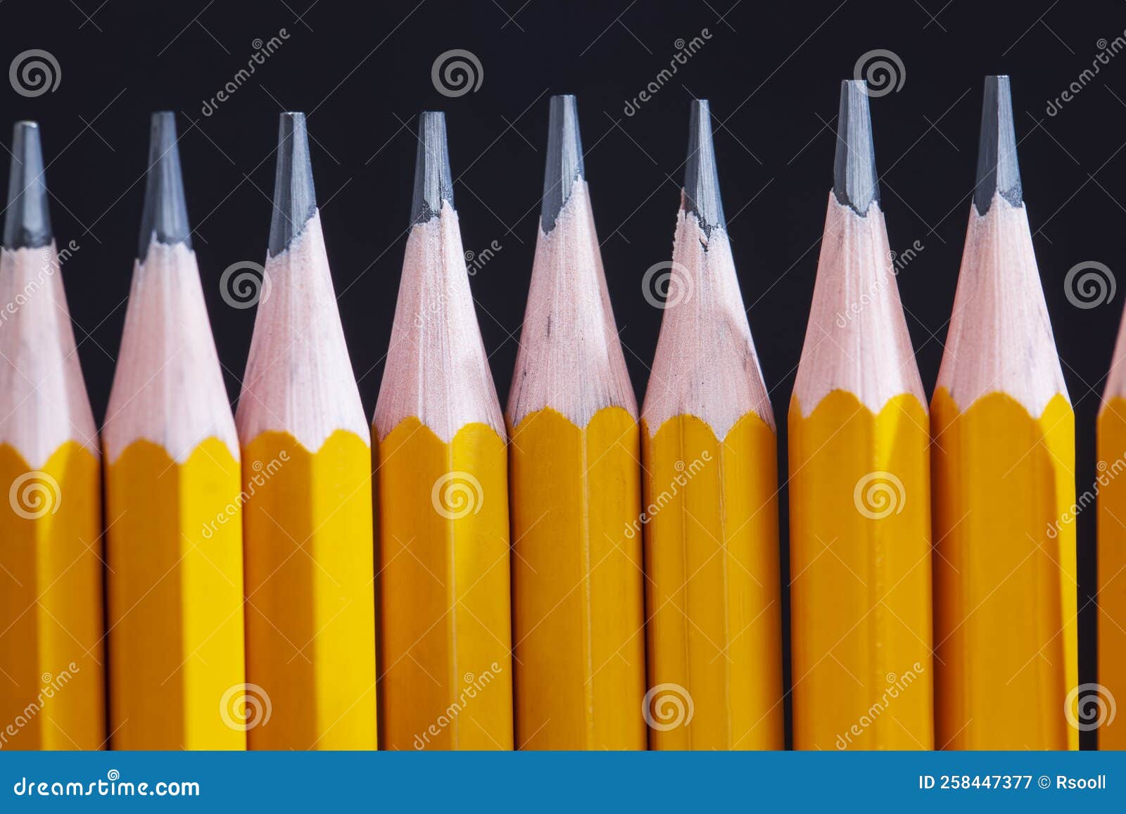 Sharpened Group of Pencils for Sketching and Drawing Stock Image ...