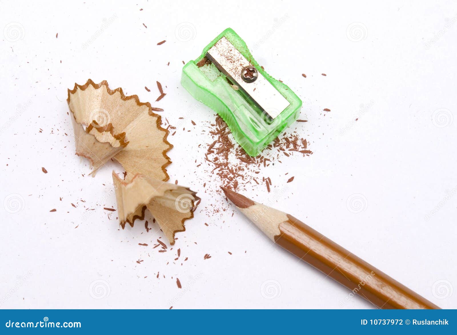 Sharpened pencil stock photo. Image of white, sharp, color - 10737972