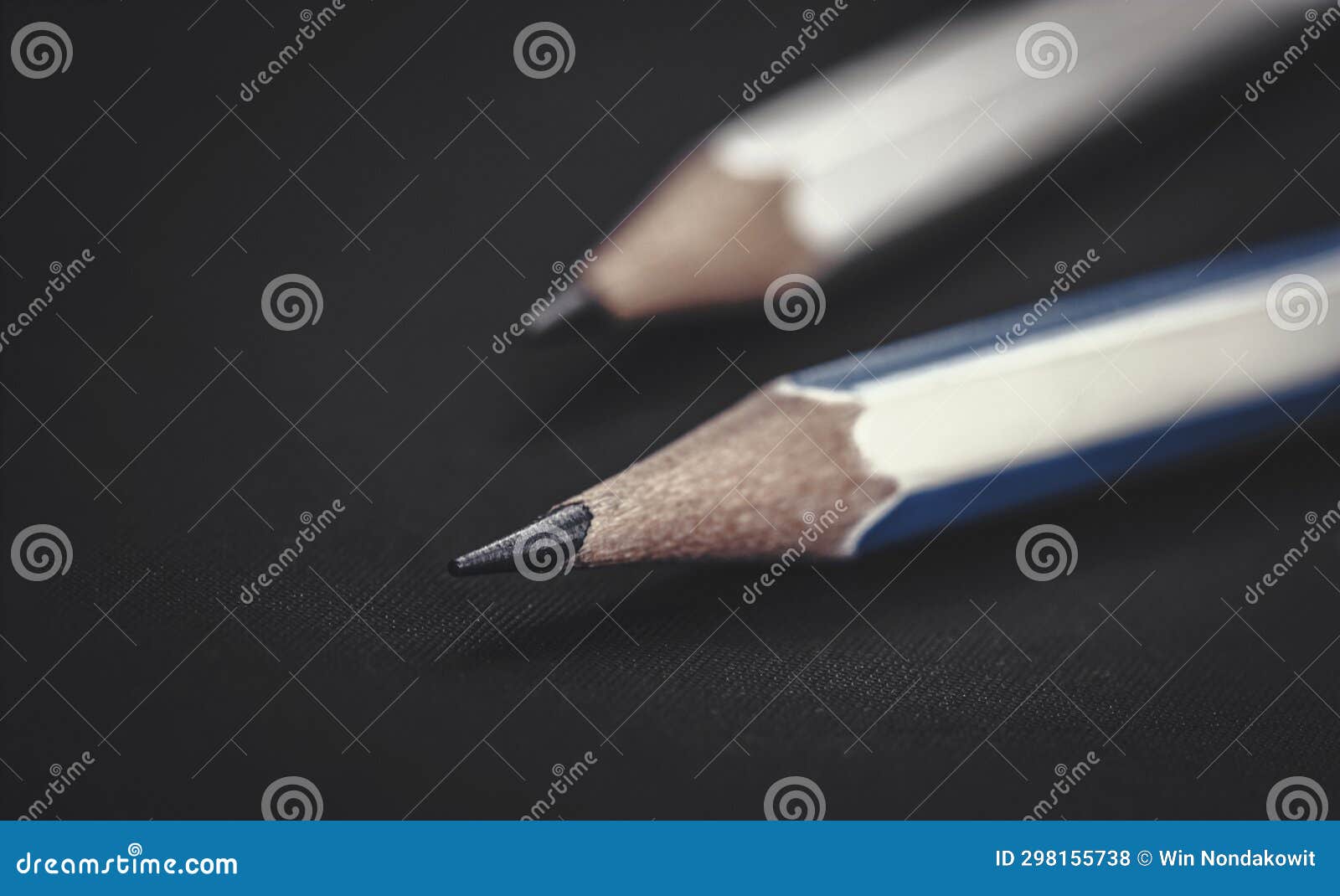 Sharpened Pencil and the Blunt Pencil Stock Photo - Image of concept ...