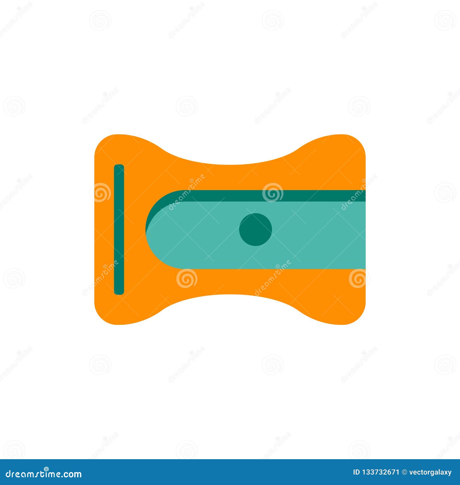 Sharpener Icon Isolated on White Background Stock Vector - Illustration ...