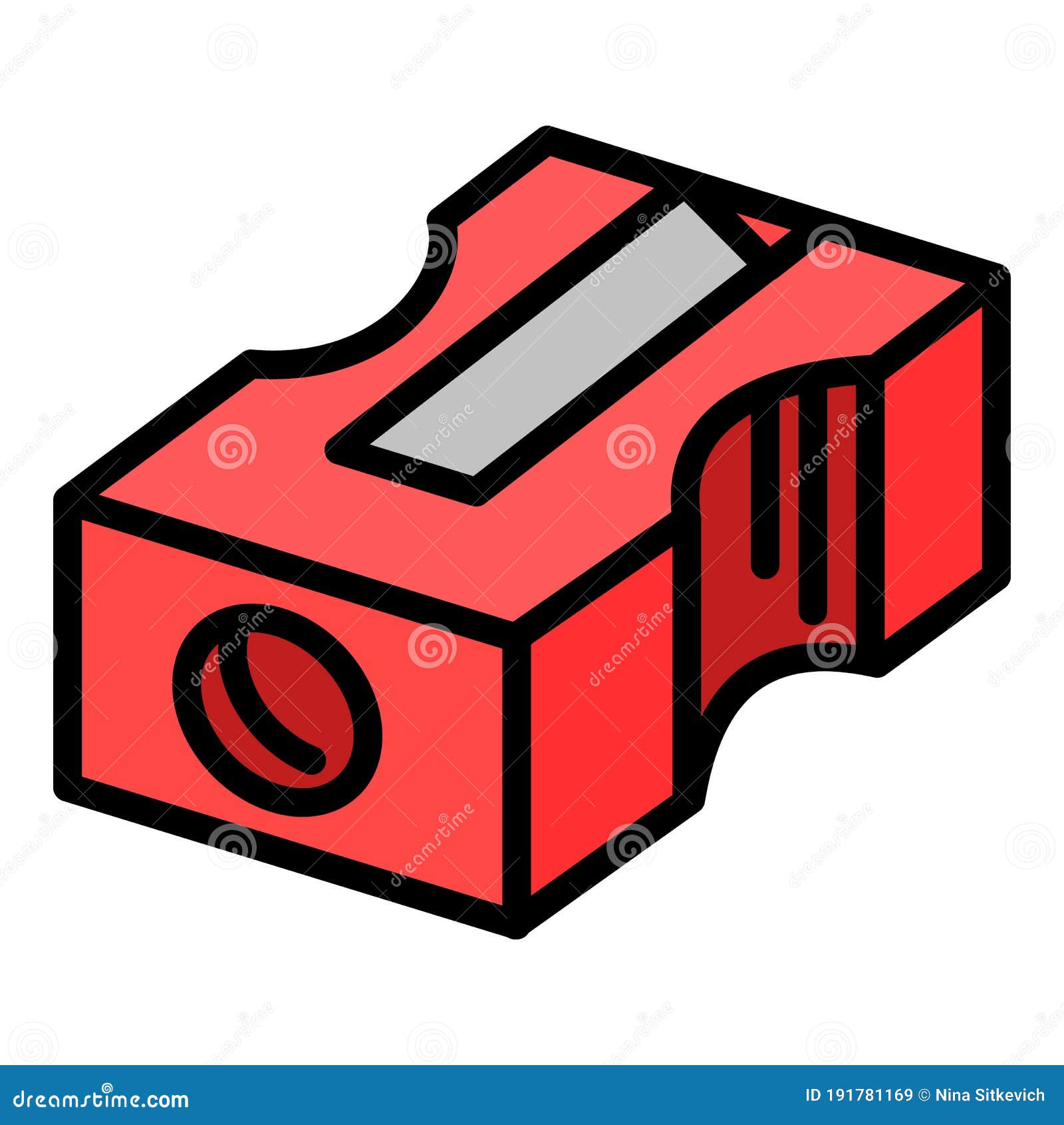 Sharpener Icon, Outline Style Stock Vector - Illustration of paper ...