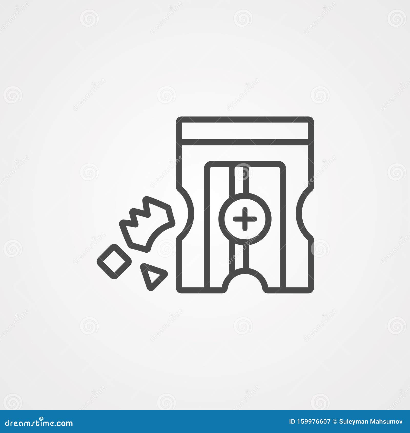Sharpener icon sign symbol stock illustration. Illustration of ...