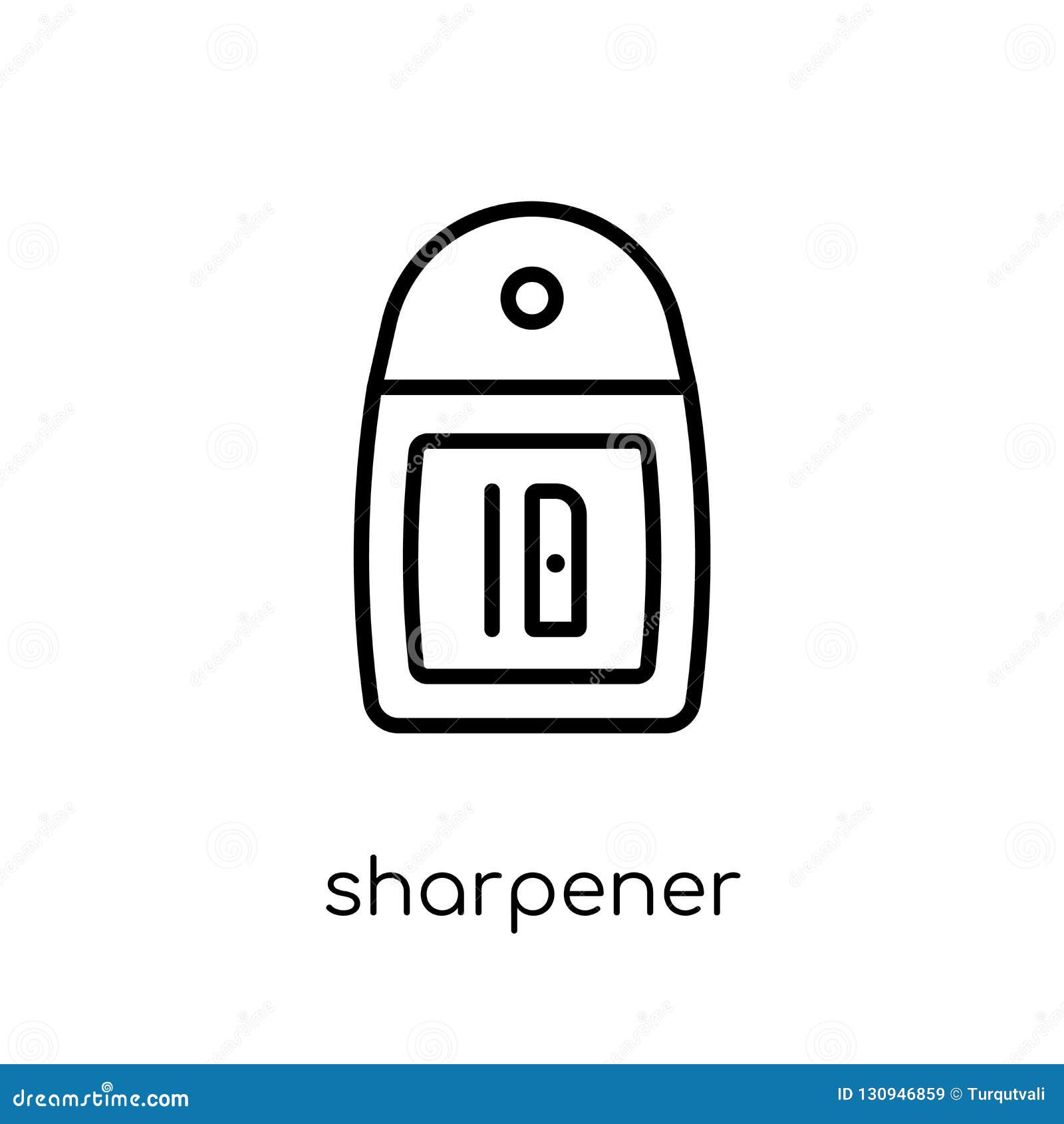 Sharpener Icon. Trendy Modern Flat Linear Vector Sharpener Icon Stock ...