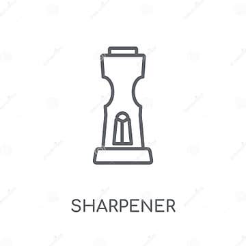 Sharpener Linear Icon. Modern Outline Sharpener Logo Concept on Stock ...