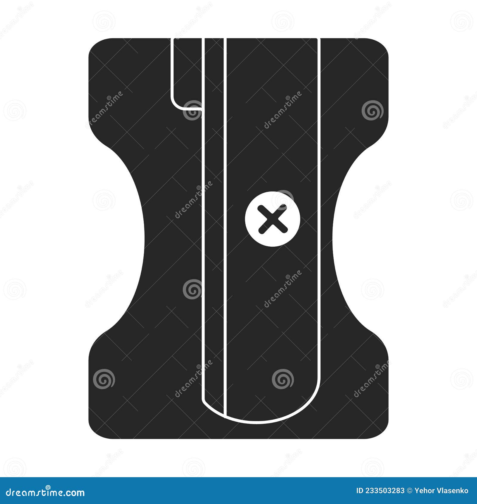 Sharpener Vector Icon.Black Vector Icon Isolated on White Background ...