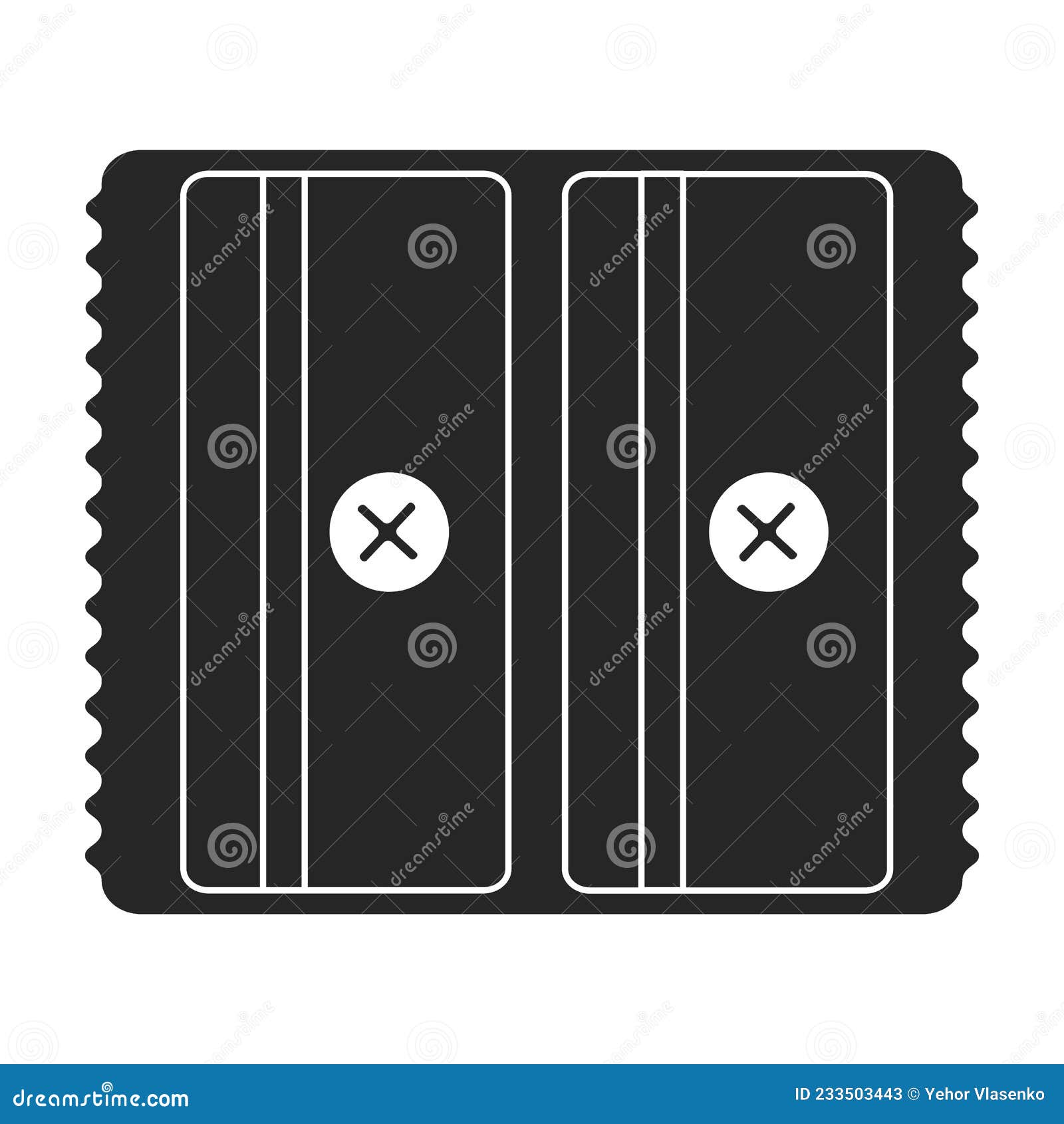 Sharpener Vector Icon.Black Vector Icon Isolated on White Background ...