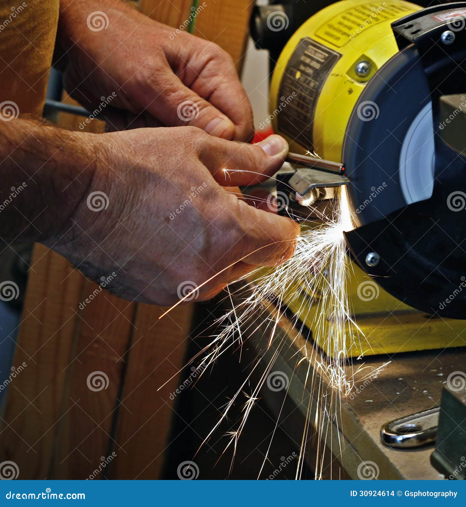 Sharpening stock photo. Image of artisan, metalworking - 30924614