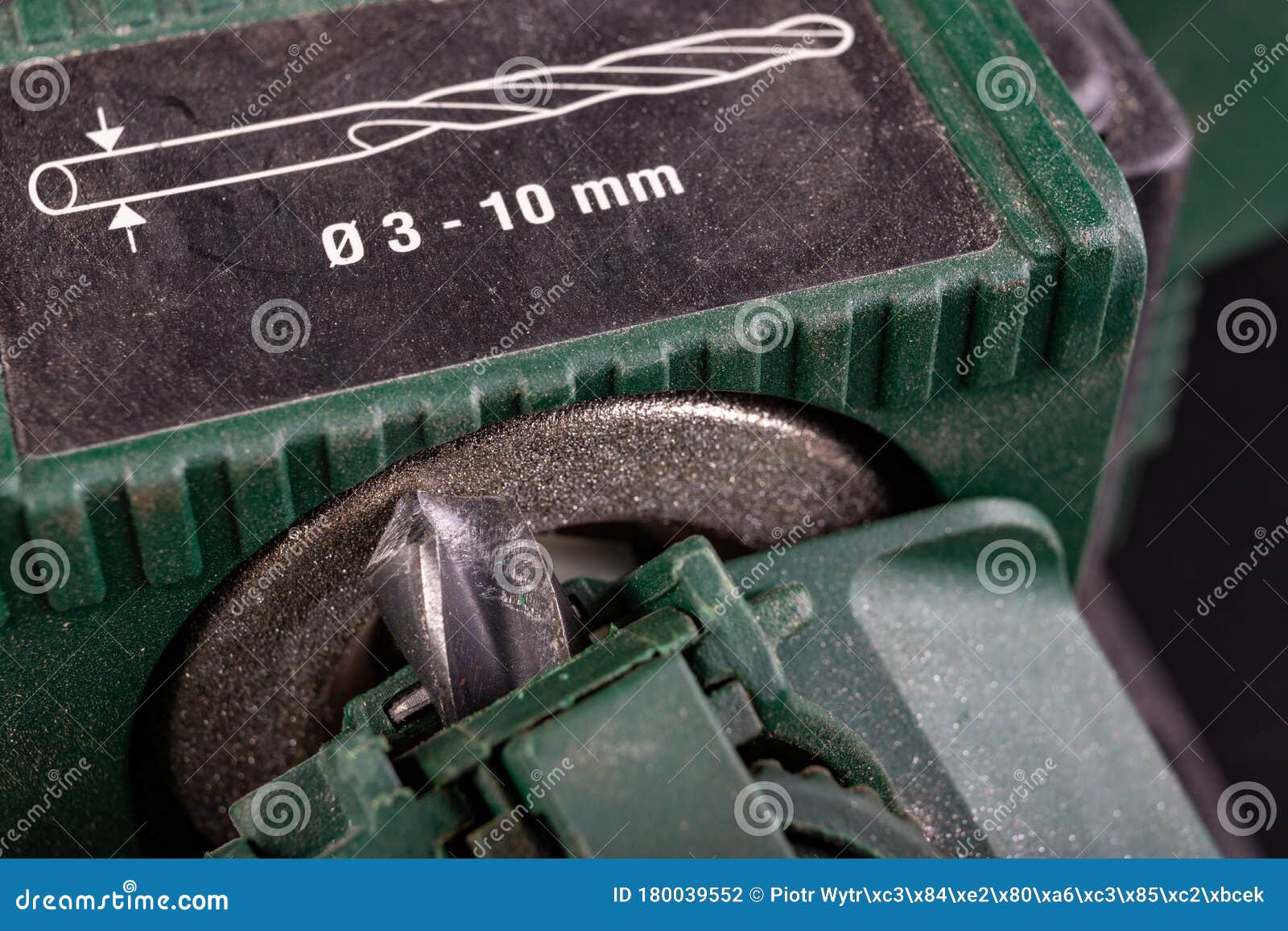 Sharpening a Metal Drill Bit. Steel Drill Sharpened for Specialized ...