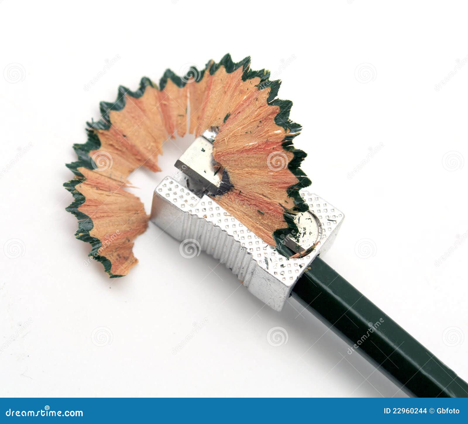 Sharpening a pencil stock photo. Image of education, instrument - 22960244