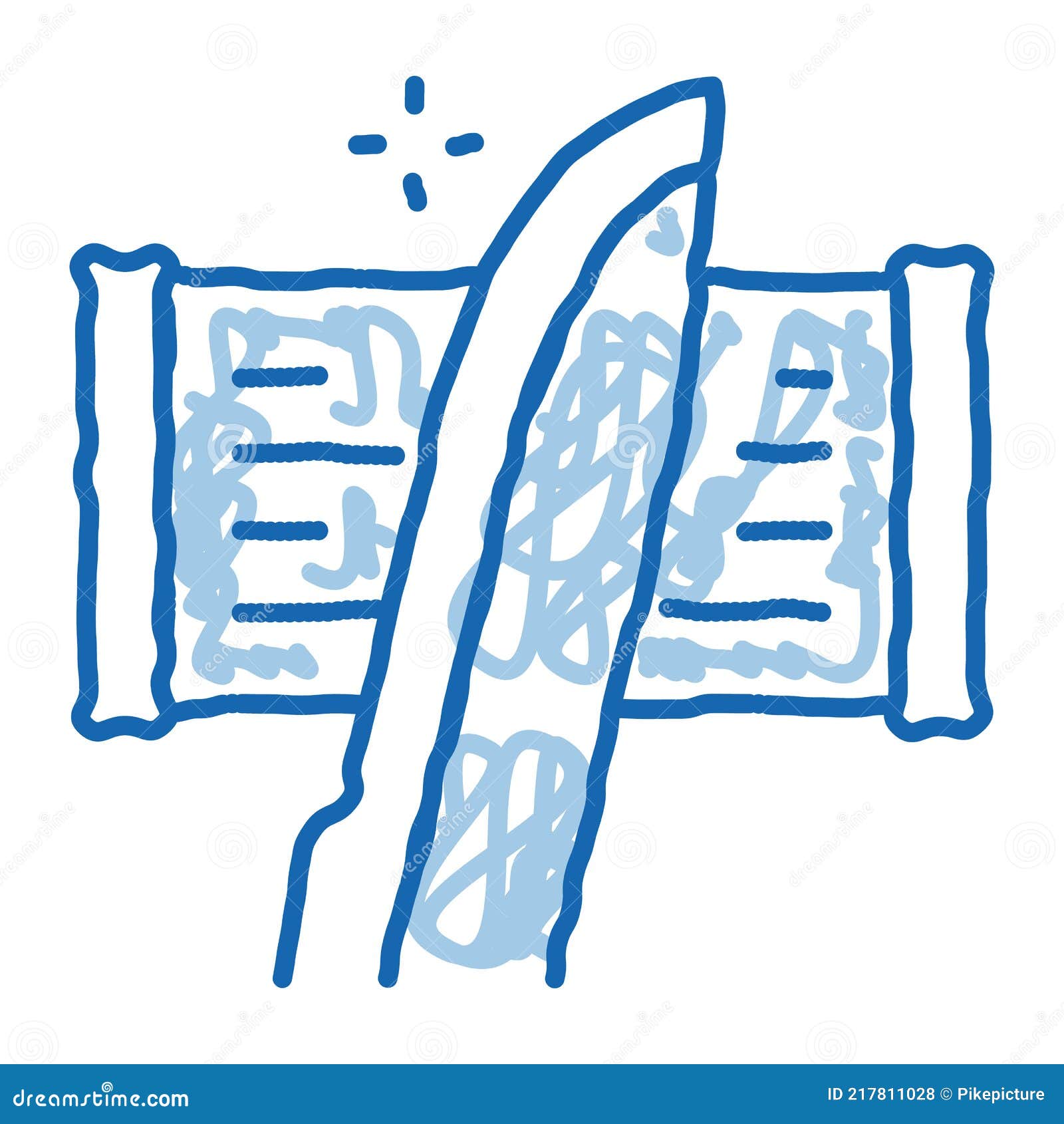 Sharpening Tool Doodle Icon Hand Drawn Illustration Stock Vector ...