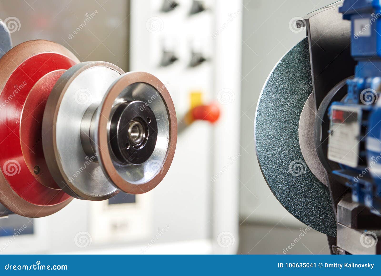 Grinding Machine Tool for Sharpening Stock Image - Image of metal ...