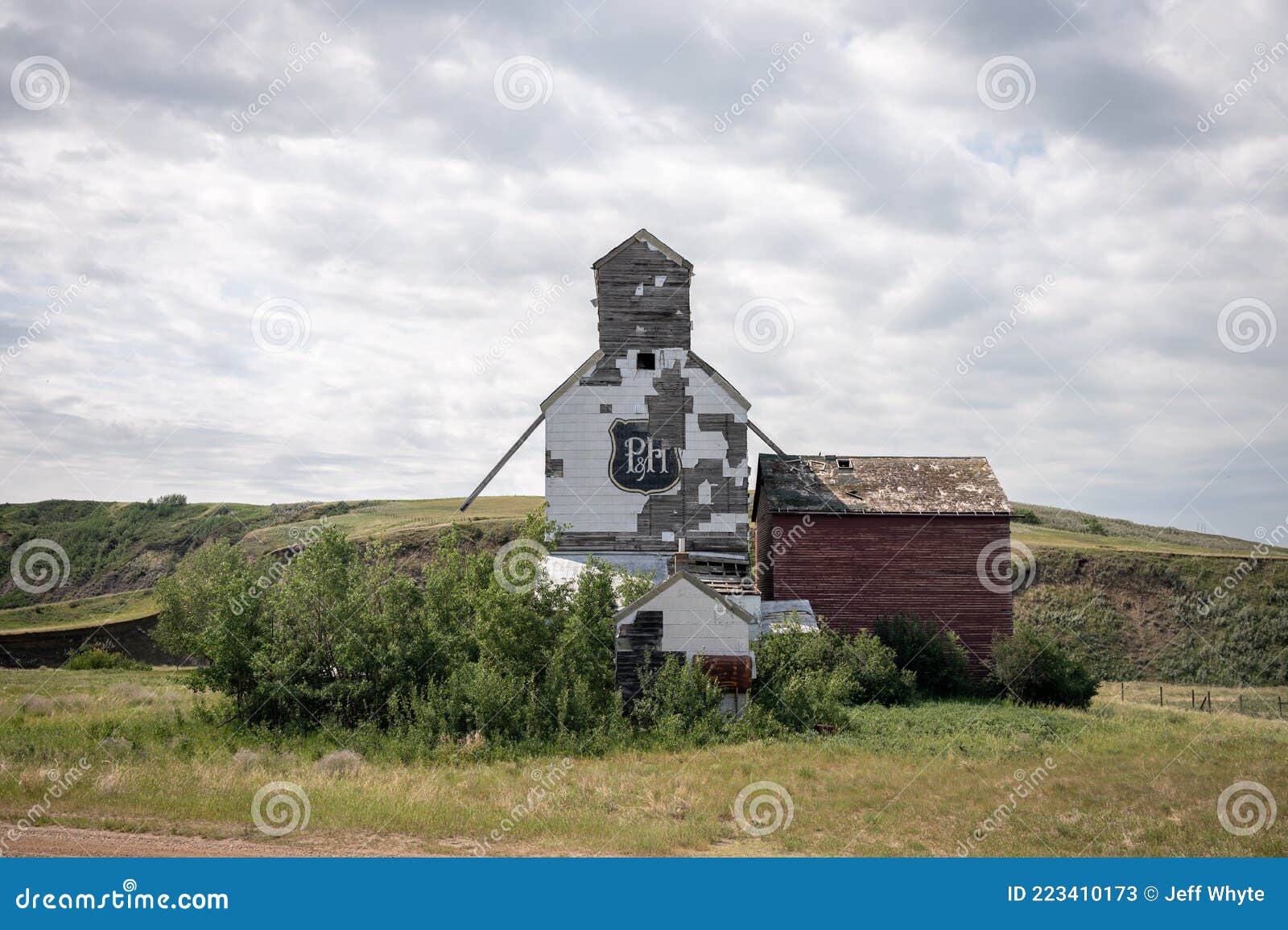 Old Sharples Grain Elevator Editorial Stock Photo - Image of july ...